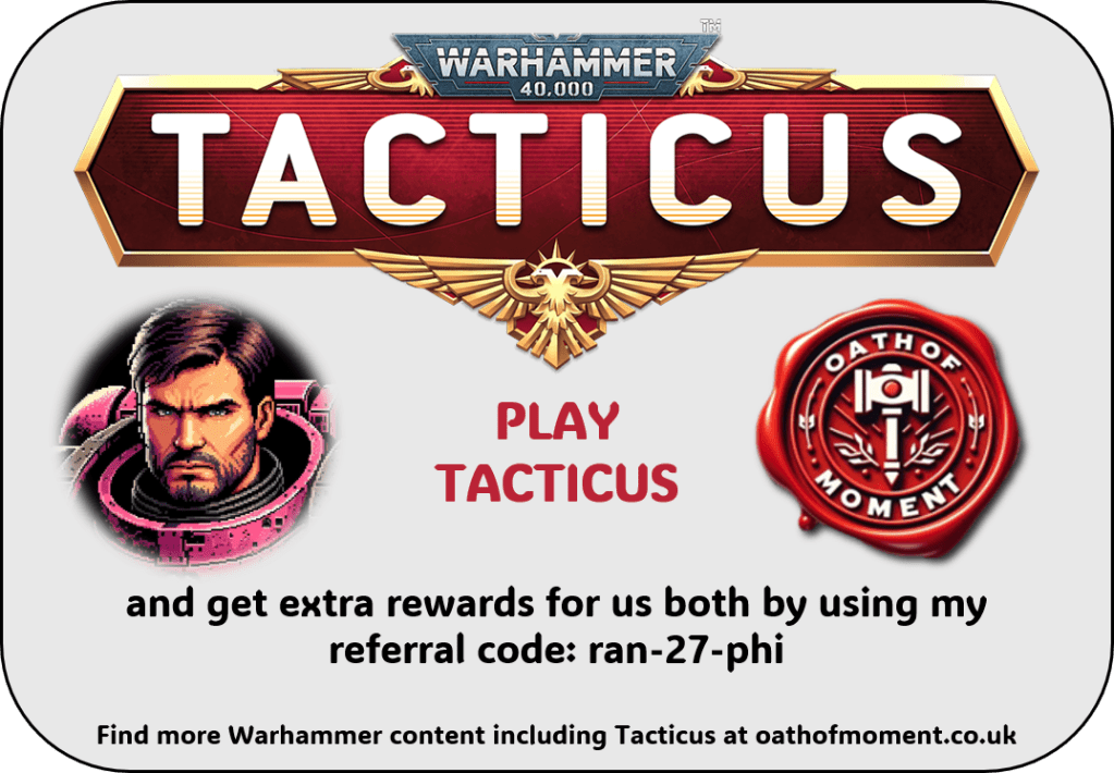 Warhammer 40,000 Tacticus: Preparing Perfection – The Lucius Plan ...